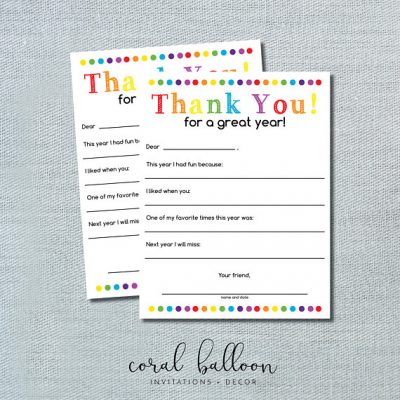 End-of-Year Teacher gift ideas