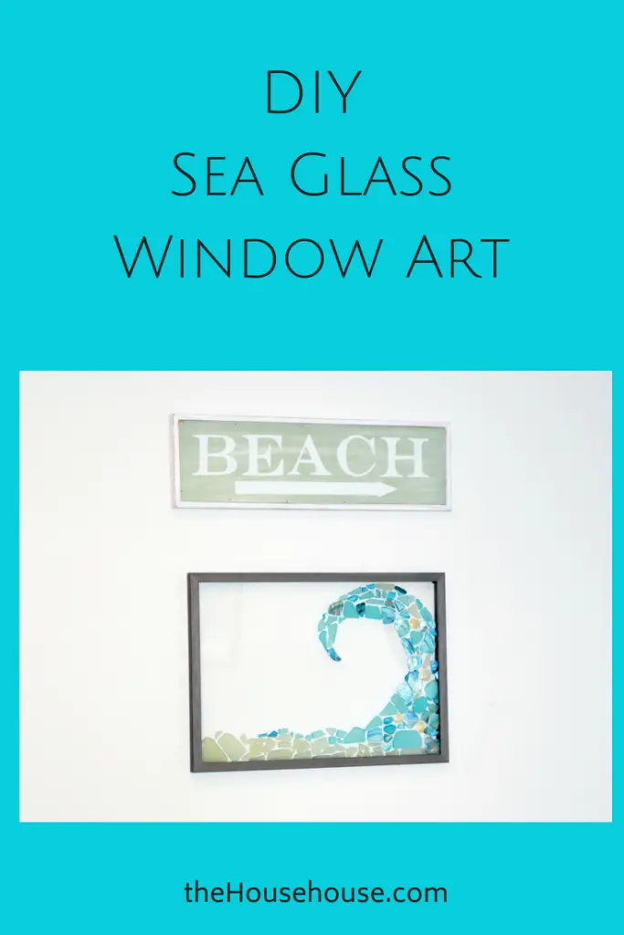 DIY Sea Glass Window Art - the House house