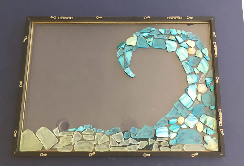 DIY Sea Glass Window Art - the House house