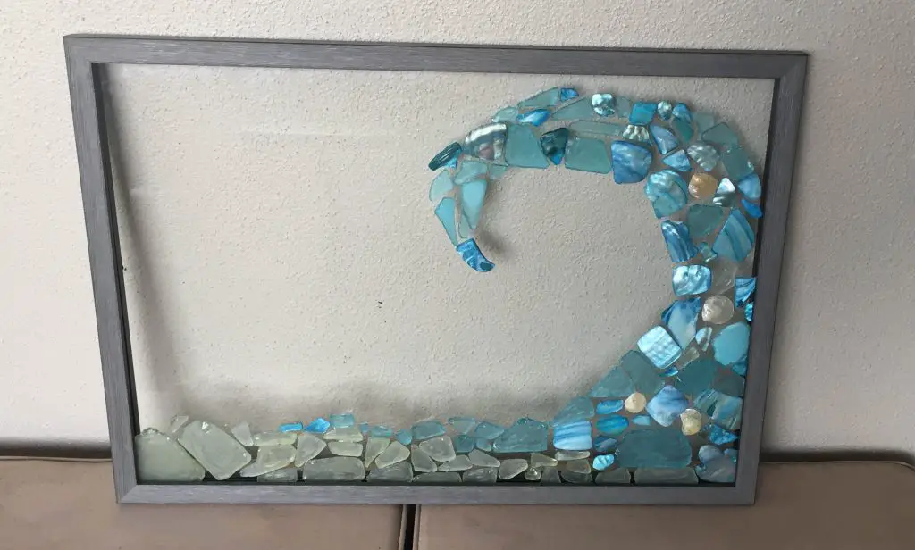 DIY Sea Glass Window Art - the House house