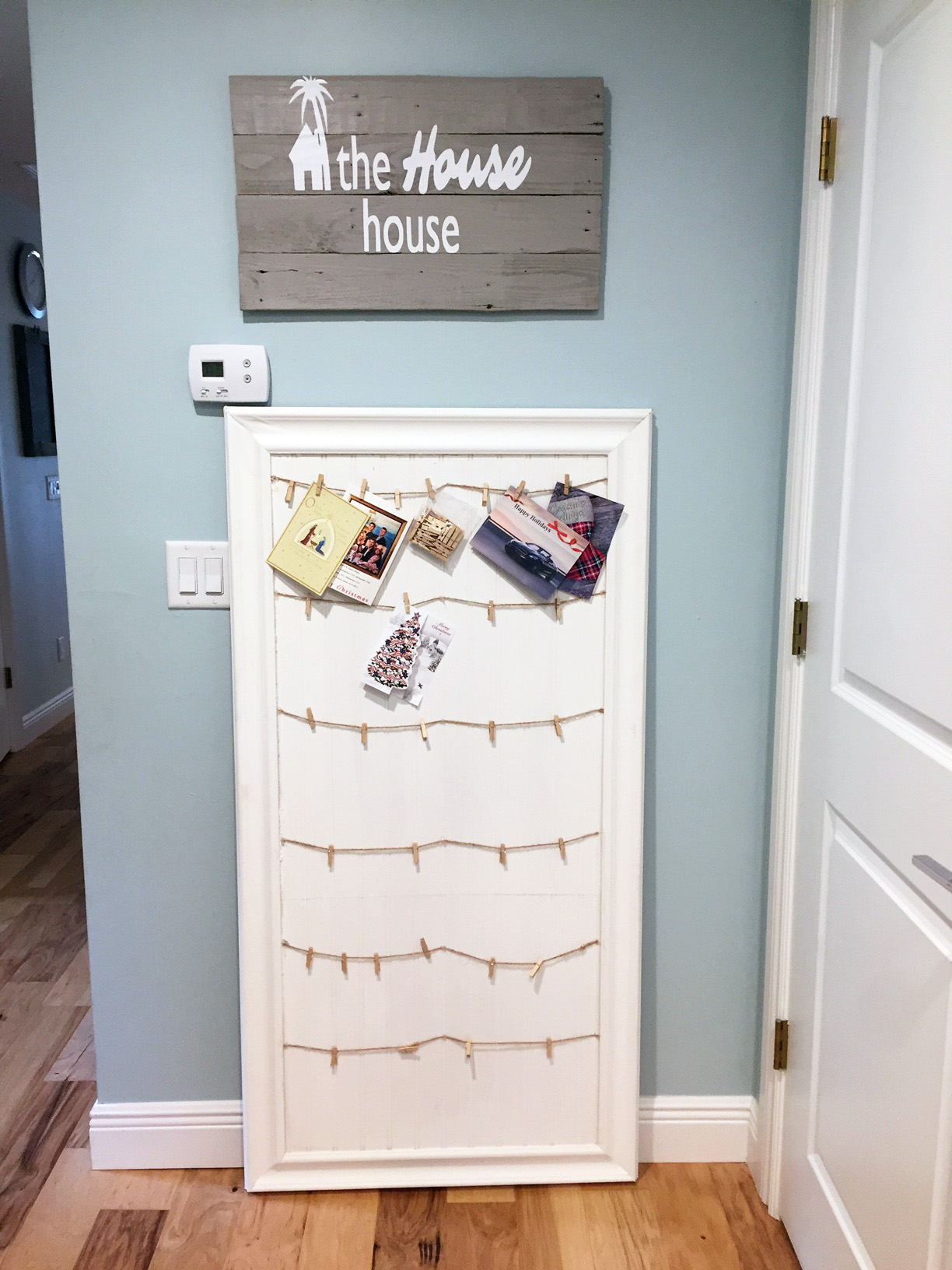 DIY - Christmas Card Display Frame - the House house