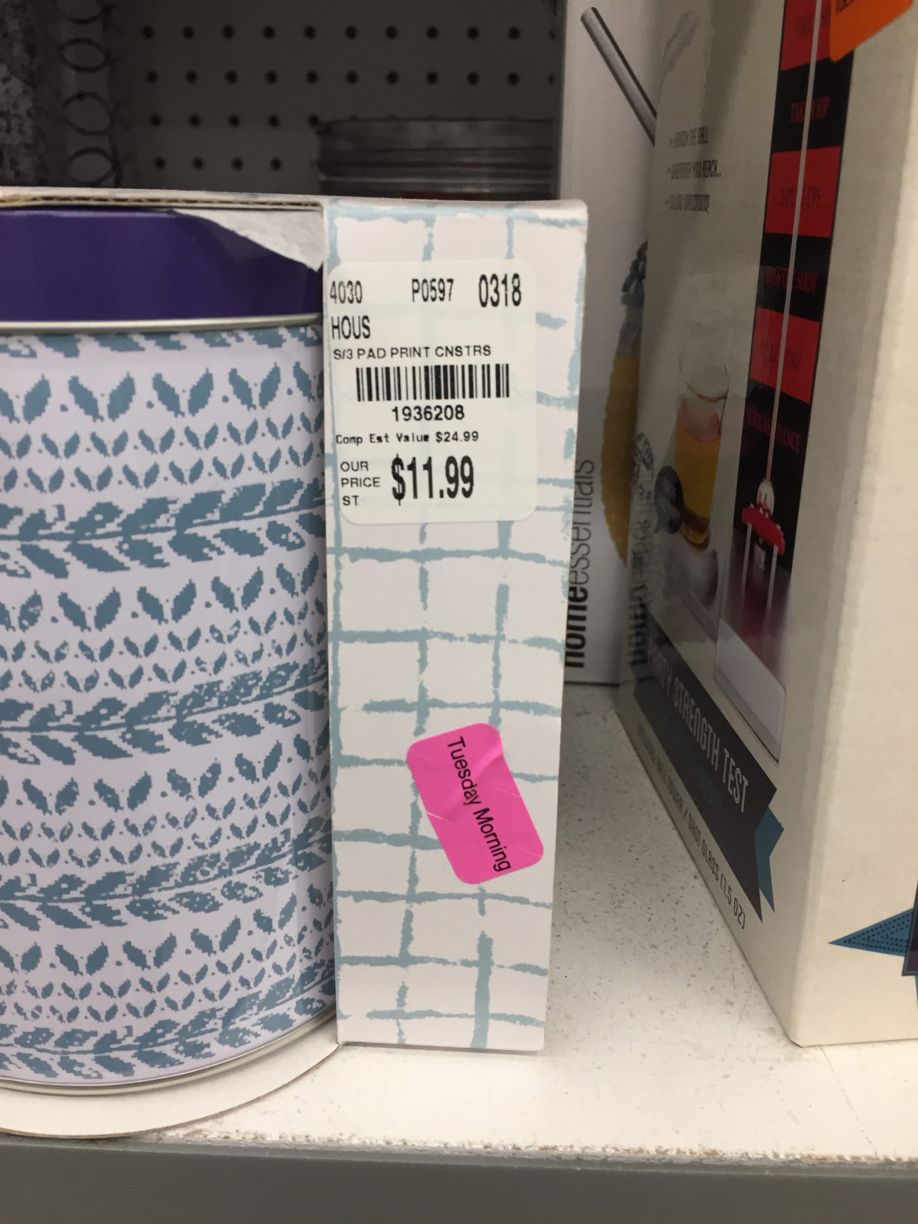 Top Shelf Clearance Challenge - March 2019 - the House house