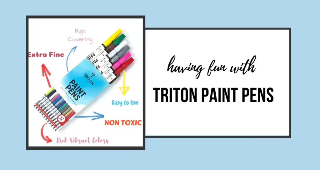 Fun Project with the Kids Using Triton Paint Pens - the House house