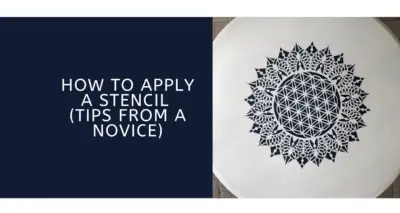 How to Apply a Stencil (Tips from a Novice) - the House house