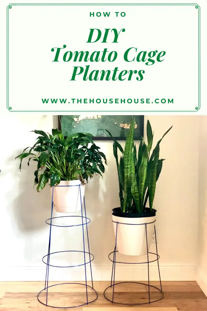 DIY Tomato Cage Planters - the House house