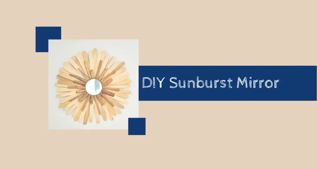 DIY Sunburst Mirror - DIY Sunburst Mirror DIY Sunburst Mirror