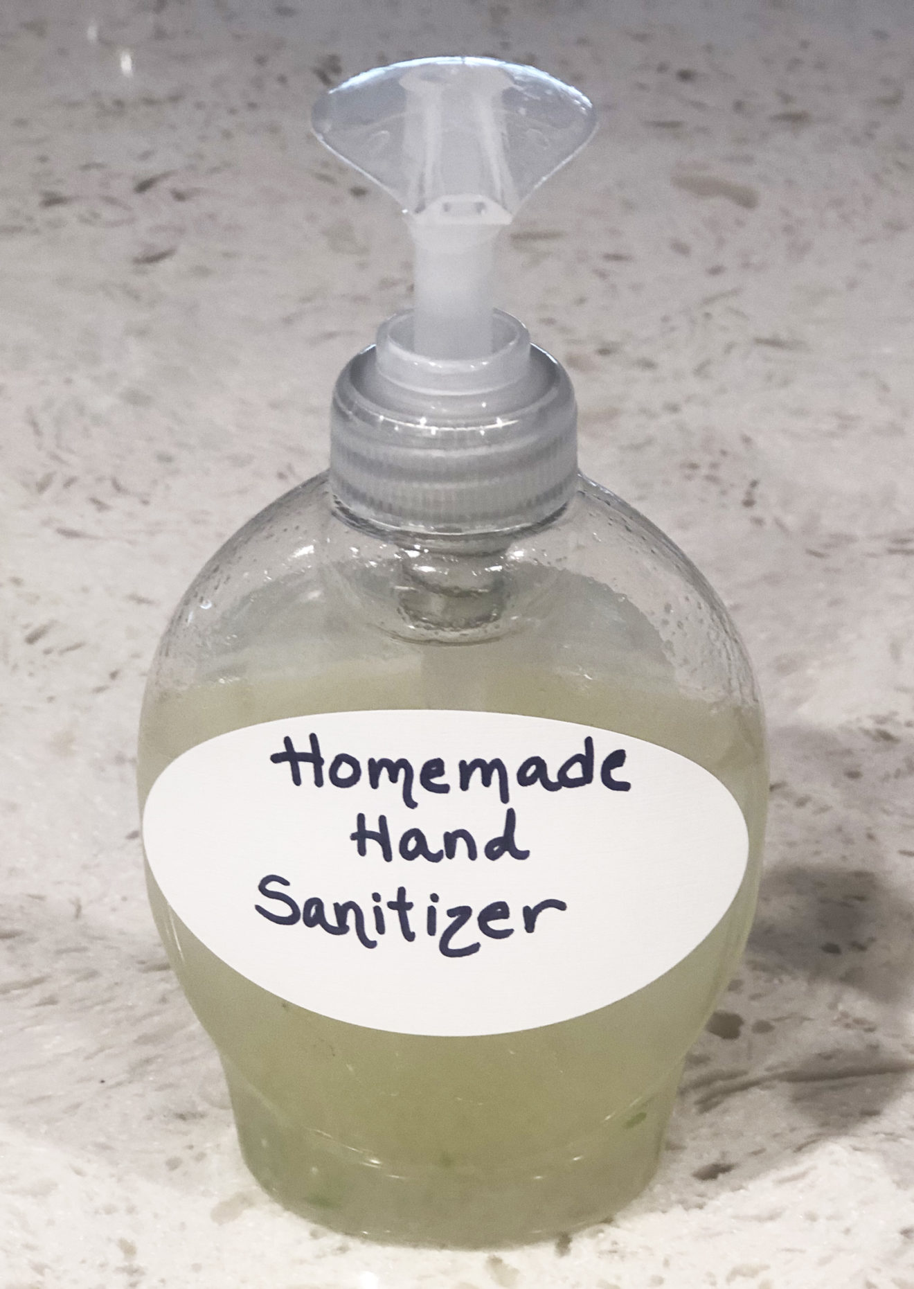 Homemade Hand Sanitizer - the House house