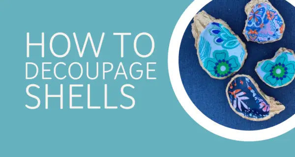 How to Decoupage Shells - the House house