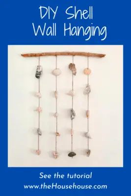DIY Shell Wall Hanging - the House house