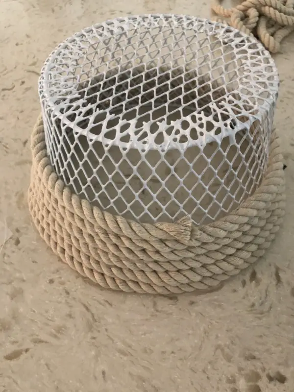 DIY Dollar Tree Rope Basket - the House house
