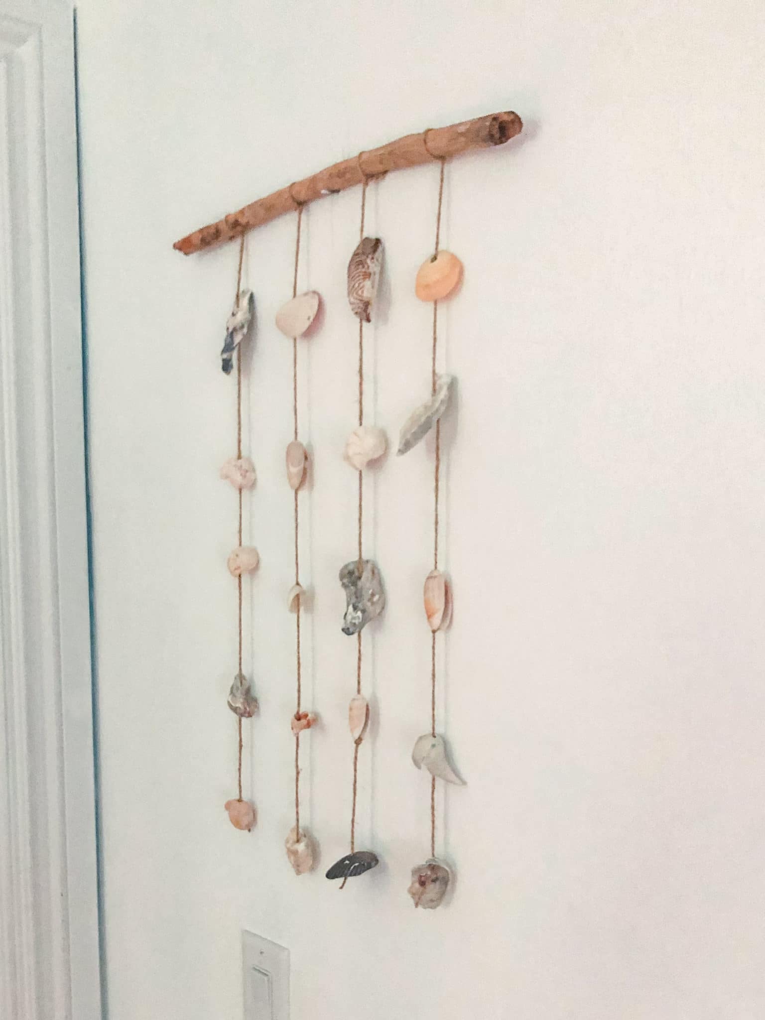 DIY Shell Wall Hanging - the House house