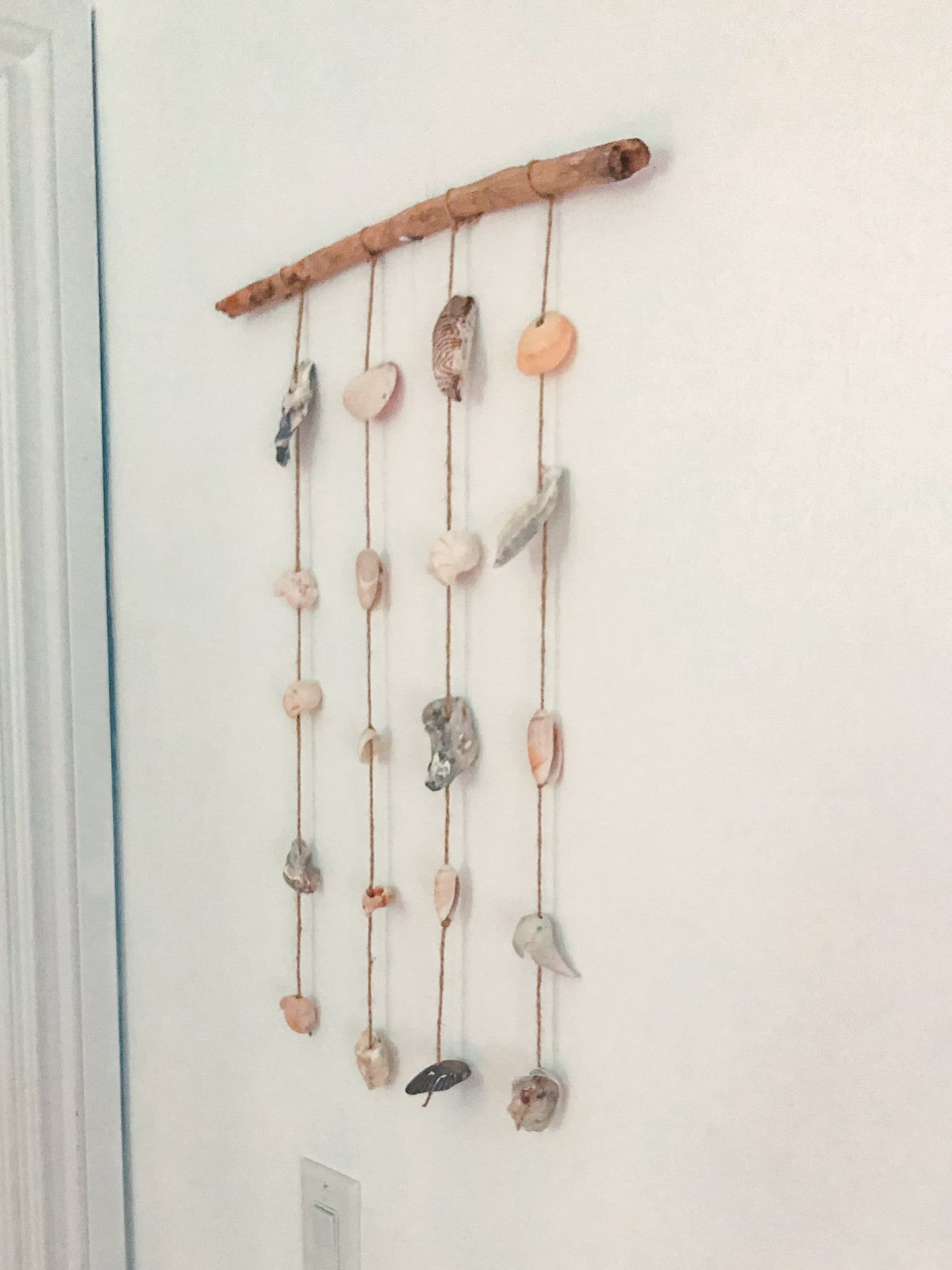 DIY Shell Wall Hanging - the House house