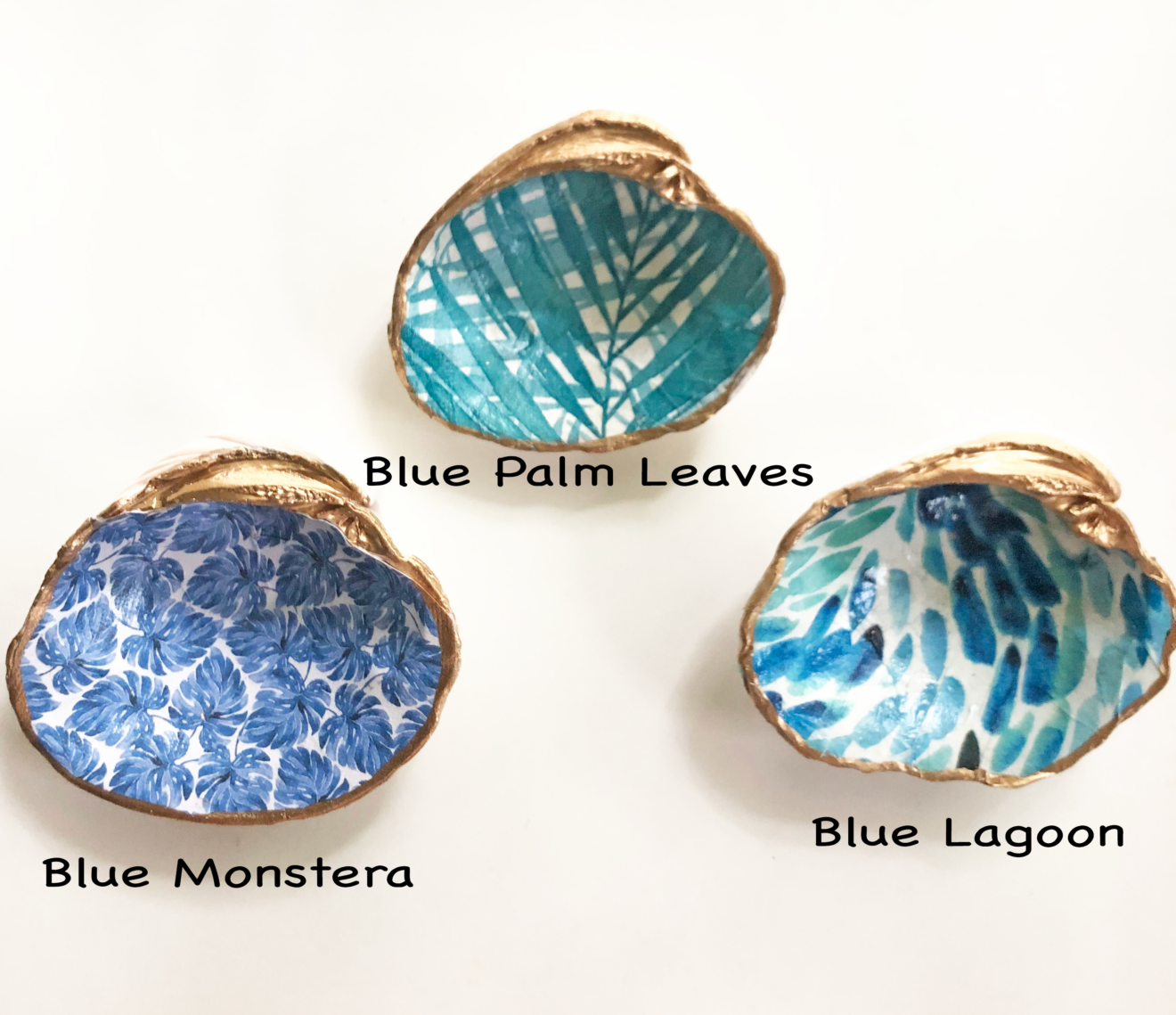 Decoupaged Clam Shells - Prints - the House house