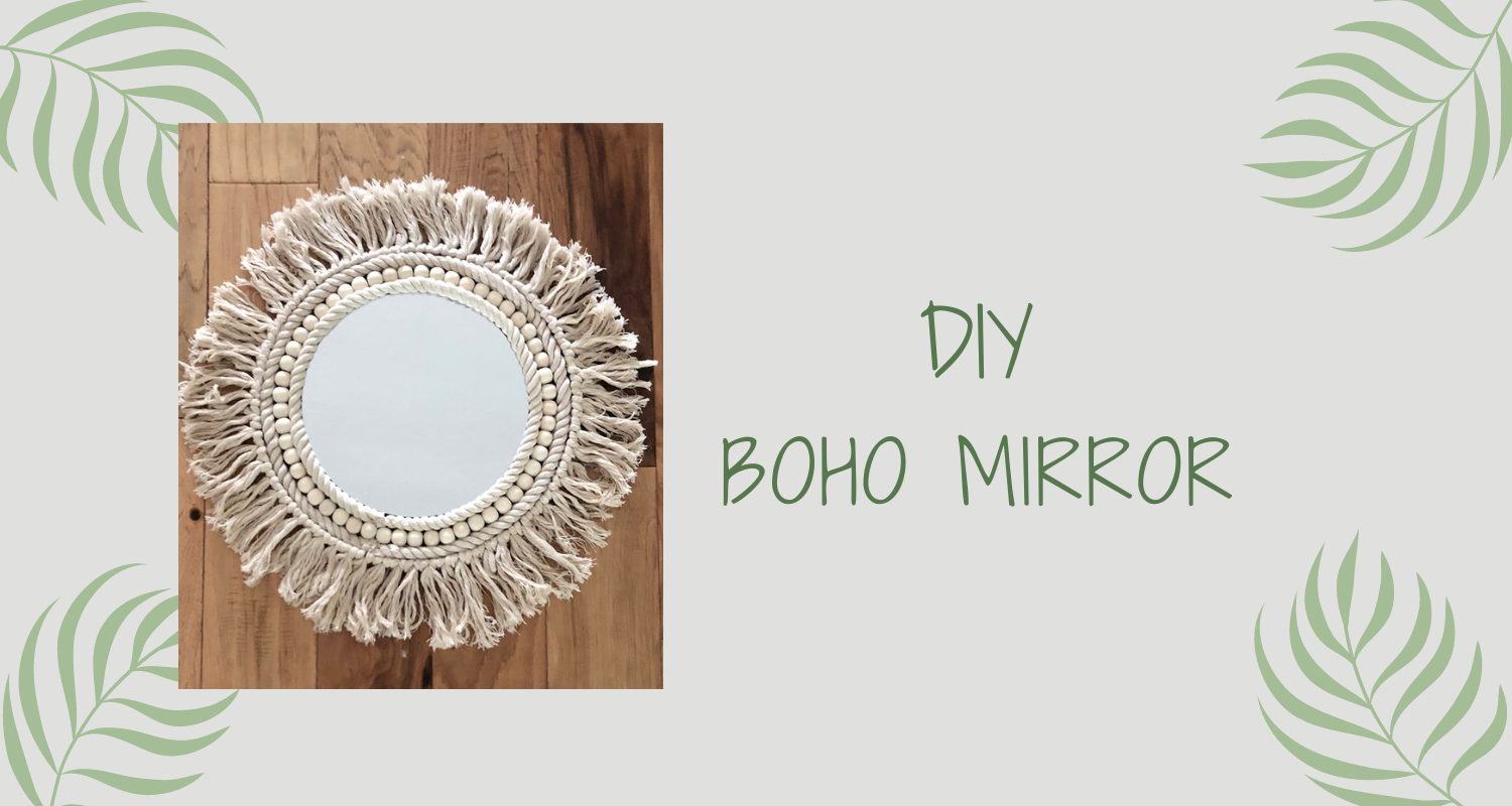 DIY Boho Mirror - the House house