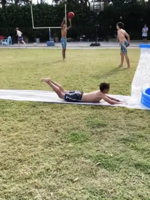 DIY Slip and Slide Kickball Game - the House house