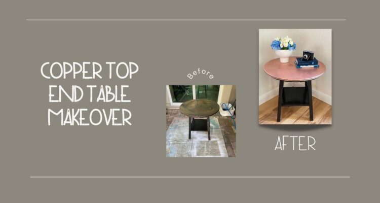 Copper Top Table Makeover - Part 1 - the House house