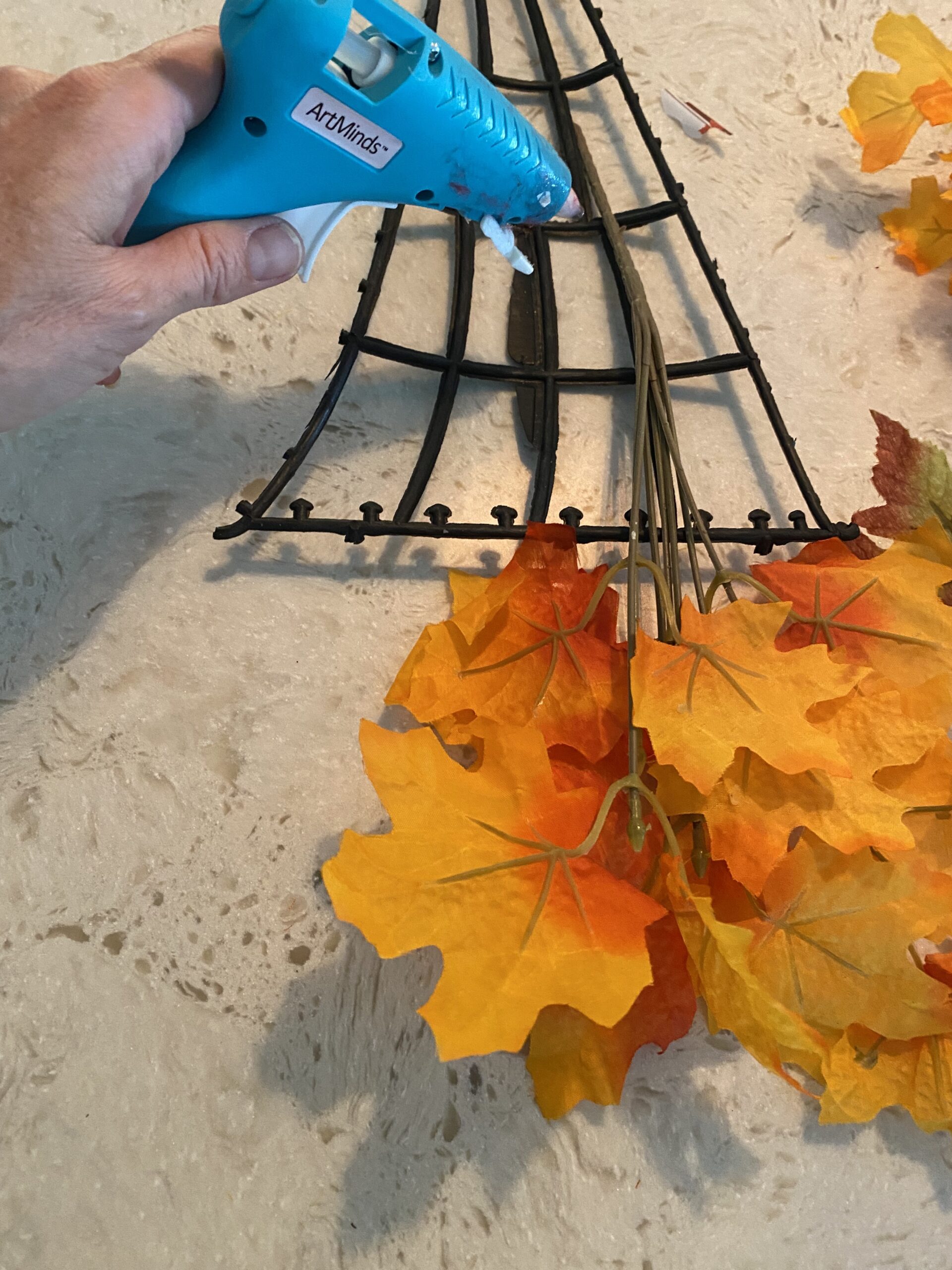 DIY Fall Gnome Wreath - the House house