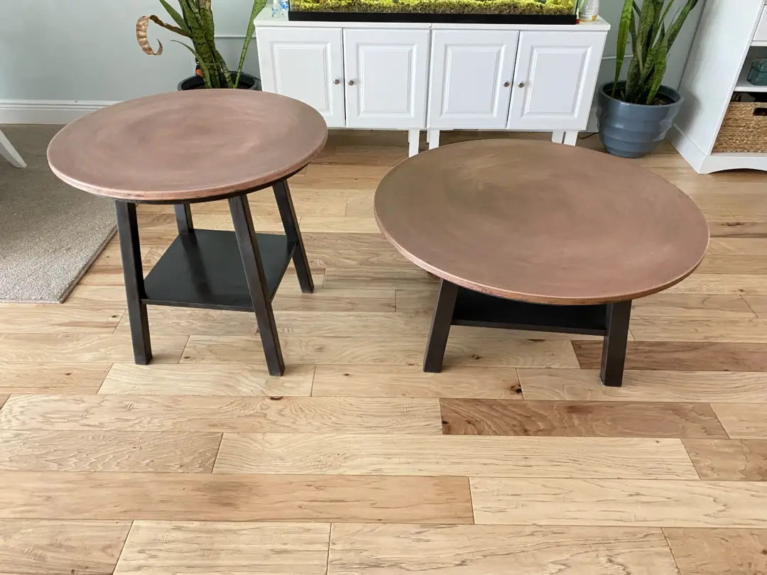 Copper Top Coffee Table Makeover - Part 2 - the House house